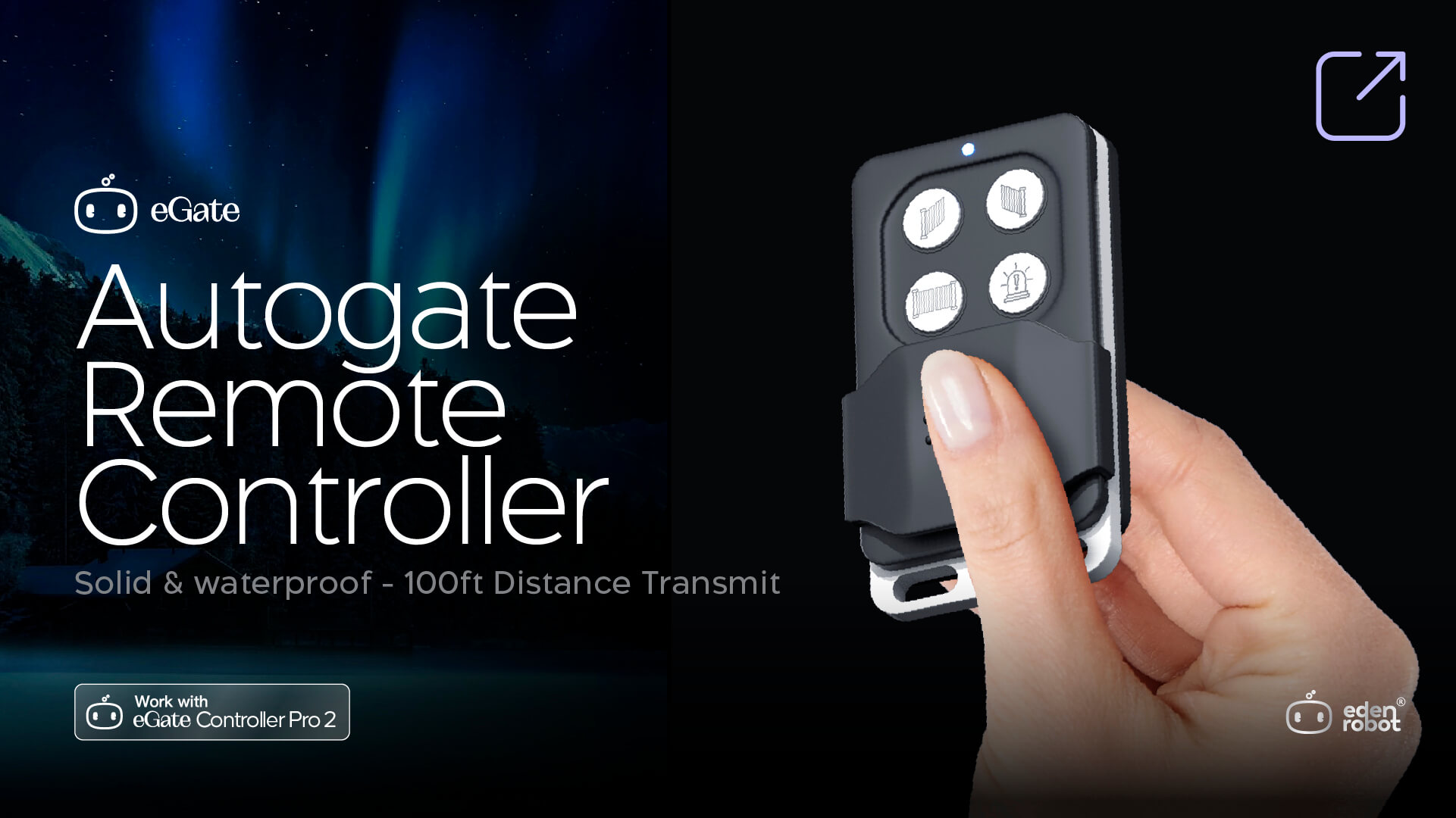 How to pair eGate Remote Controller - Eden Robot Smart Autogate