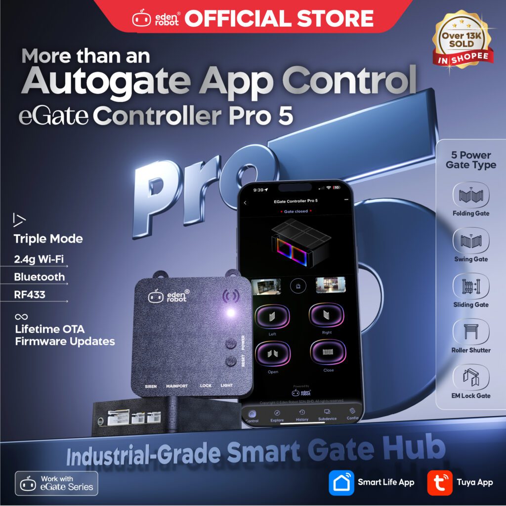 eGate Controller Pro 5 | Upgrade your existing Autogate to APP Control