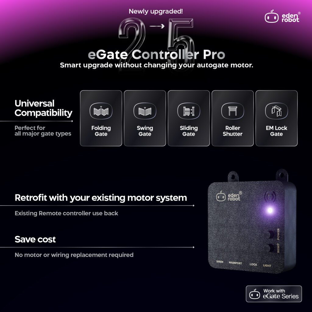 eGate Controller Pro 5 | Upgrade your existing Autogate to APP Control
